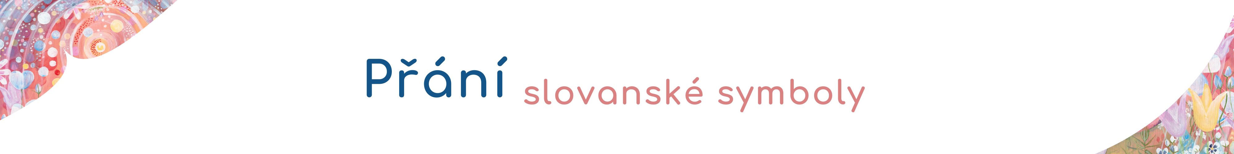 Přání podporující slovanské symboly